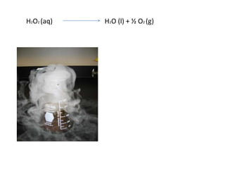 To Determine the Enthalpy of H2O2 Decomposition in Aqueous Solution | PPT