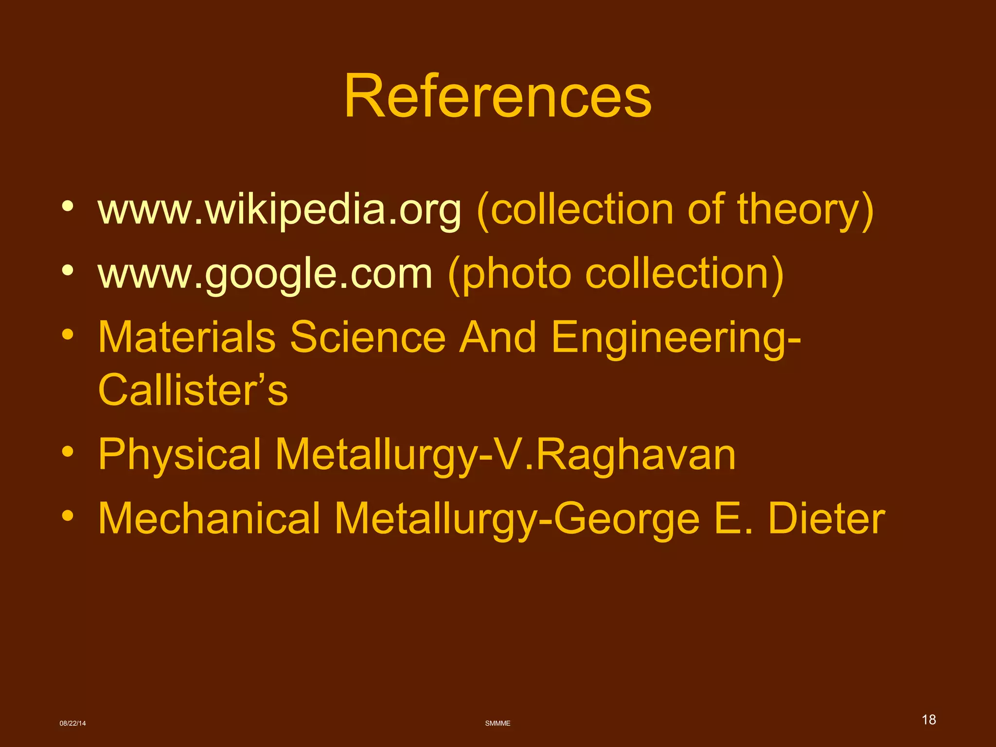Material Science And Engineering | PPT