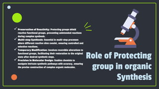 Protection and deprotection of carbonyl group .pptx