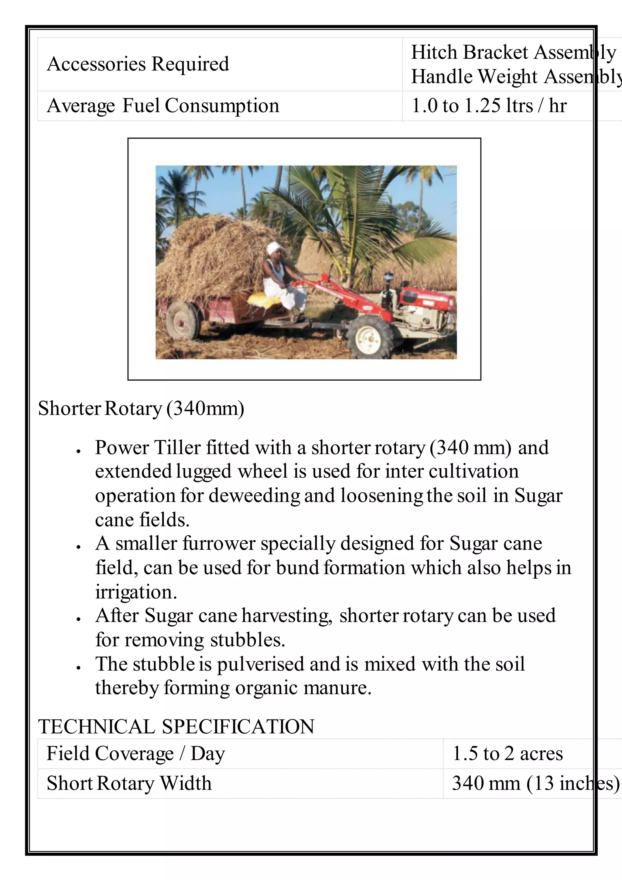 VST power tiller | DOCX