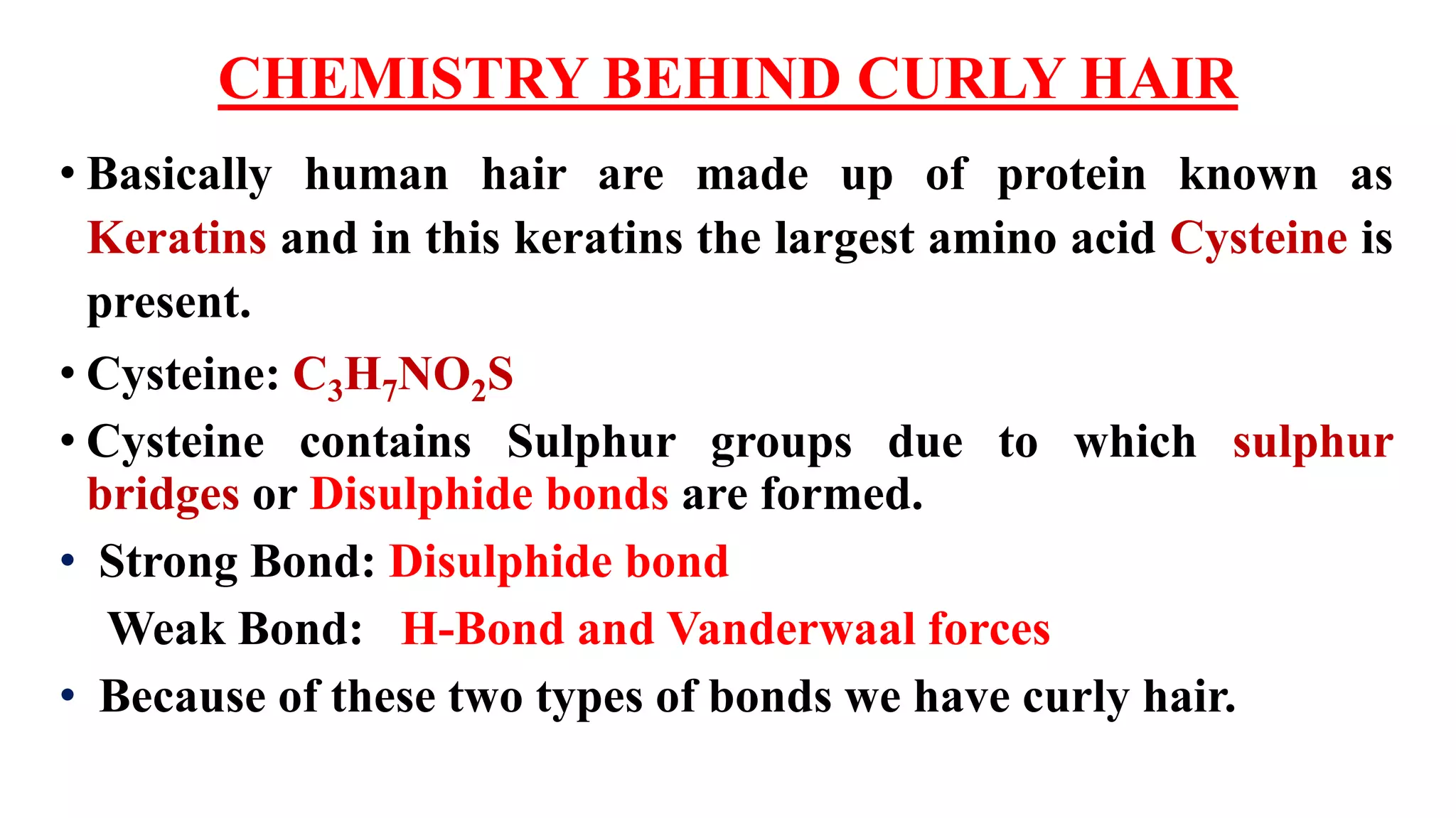 Chemistry Behind Hair Straightening | PDF