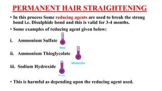 Chemistry Behind Hair Straightening | PPT