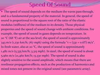 CBSE Class IX Sciense Physics Sound | PPTX