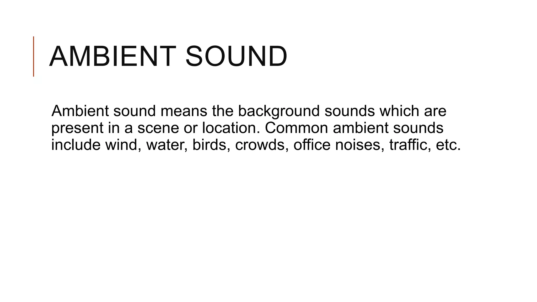 Sound terminology | PPTX