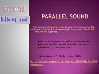 Sound -overview of sound in film | PPT