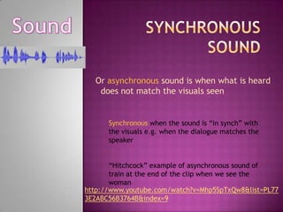Sound -overview of sound in film | PPT