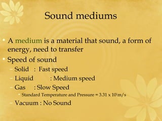 Sound | PPT