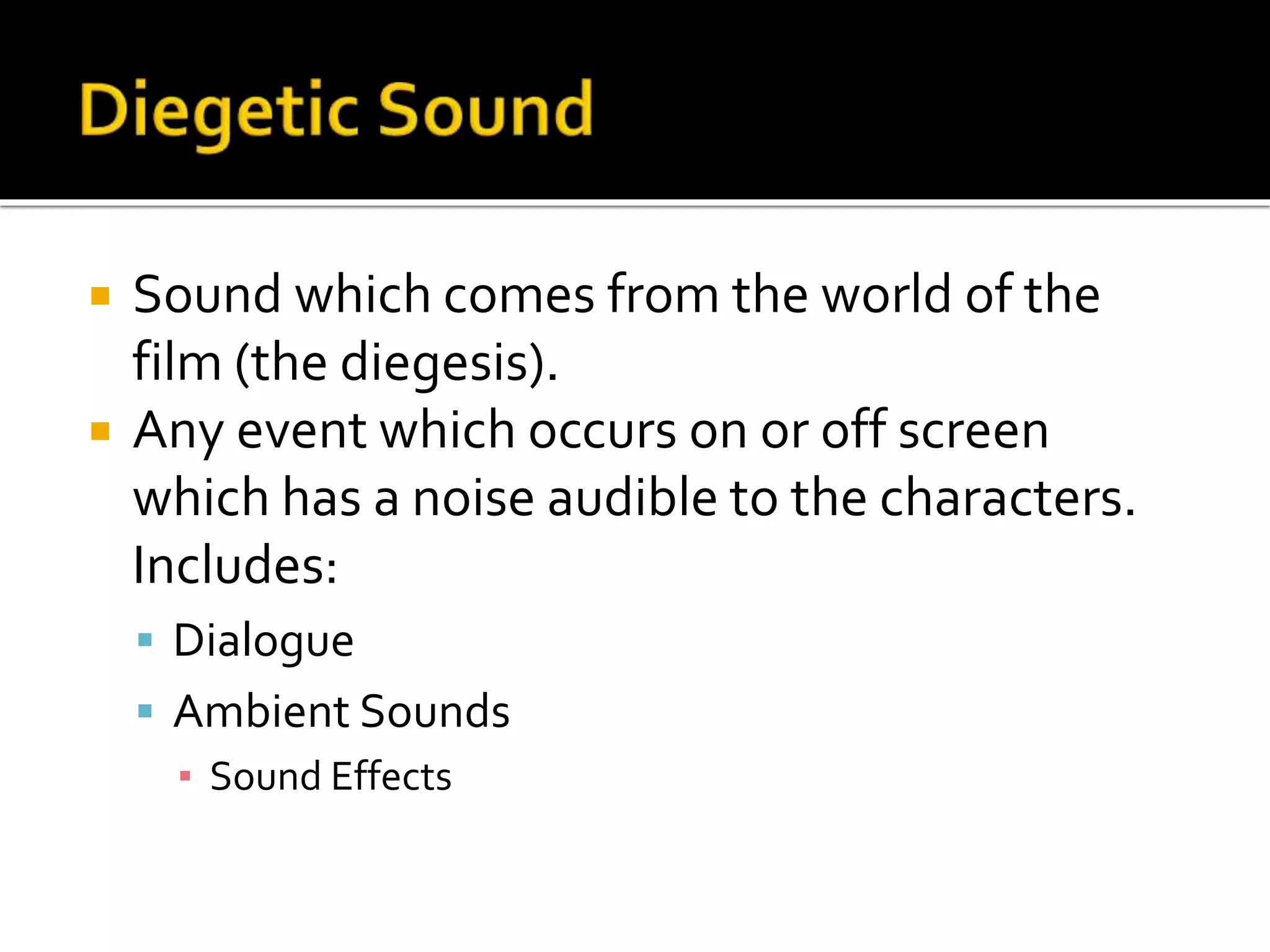Film Sound Techniques | PPTX