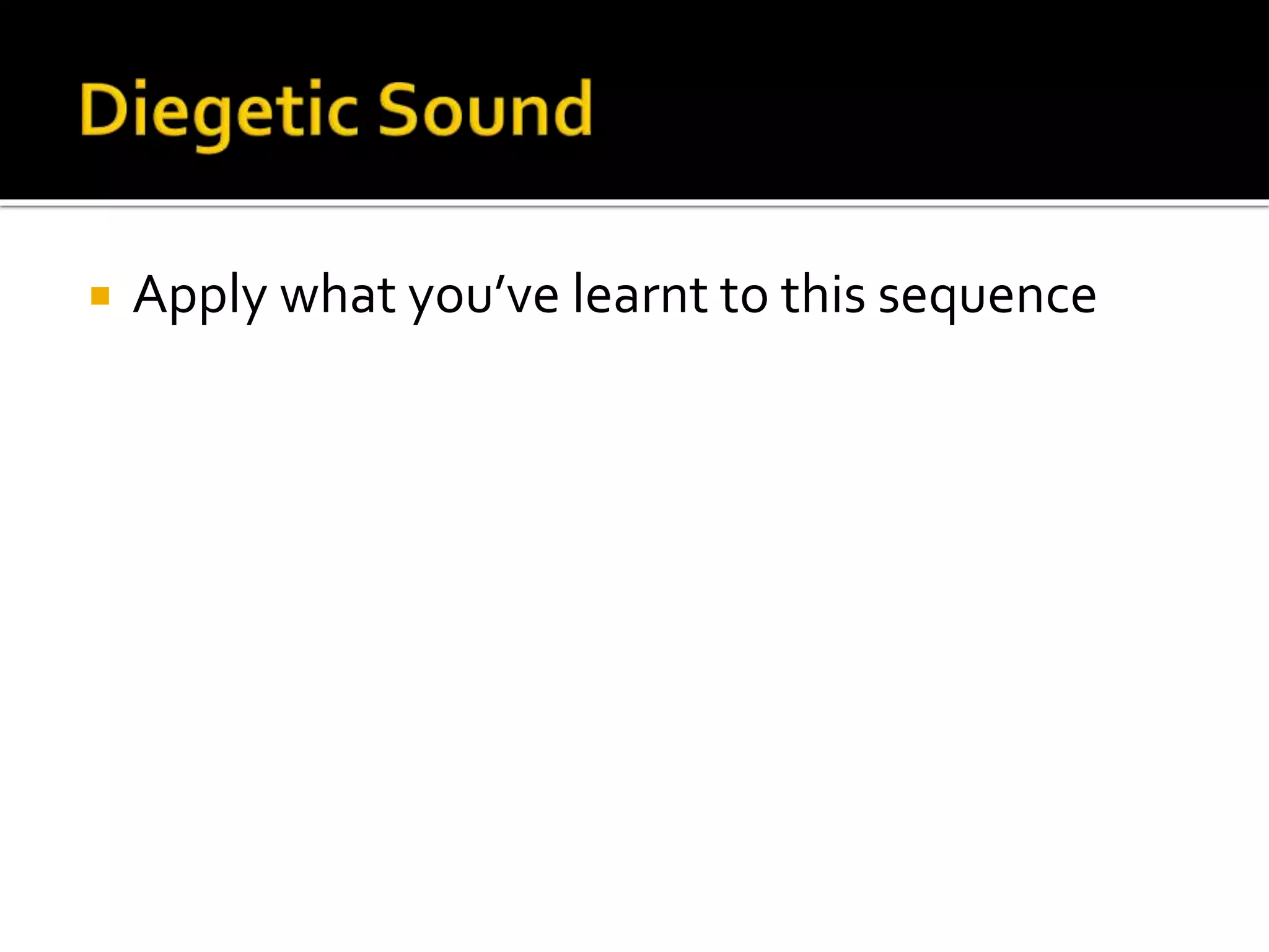 Film Sound Techniques | PPTX