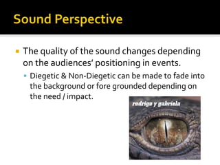 Film Sound Techniques | PPTX