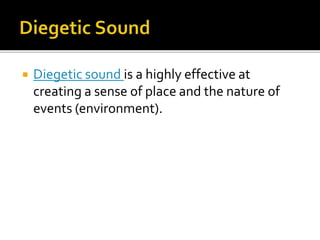 Film Sound Techniques | PPTX