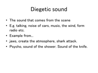 Media studies-Sound | PPTX | Soundtracks, TV and Showtunes | Music