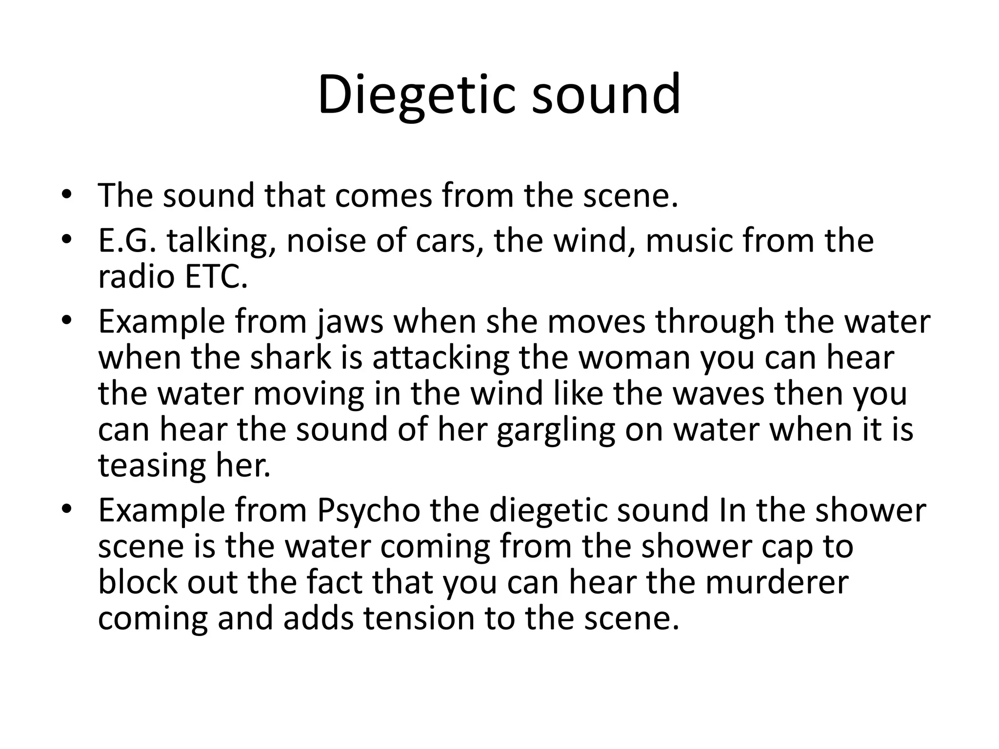 Sound in movies | PPTX