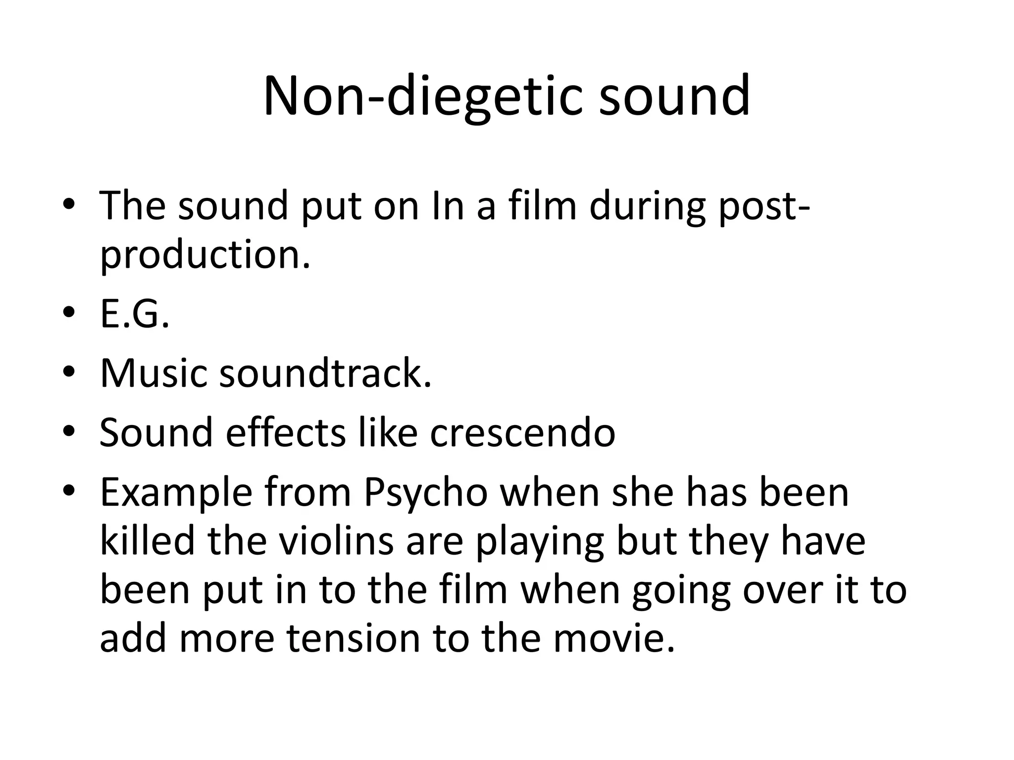 Sound in movies | PPT