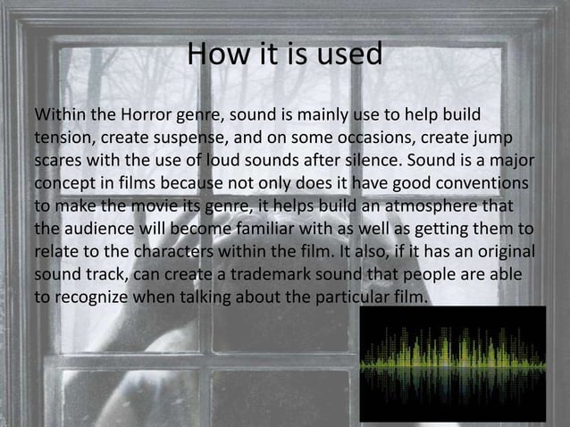 Sound in blair witch project | PPTX