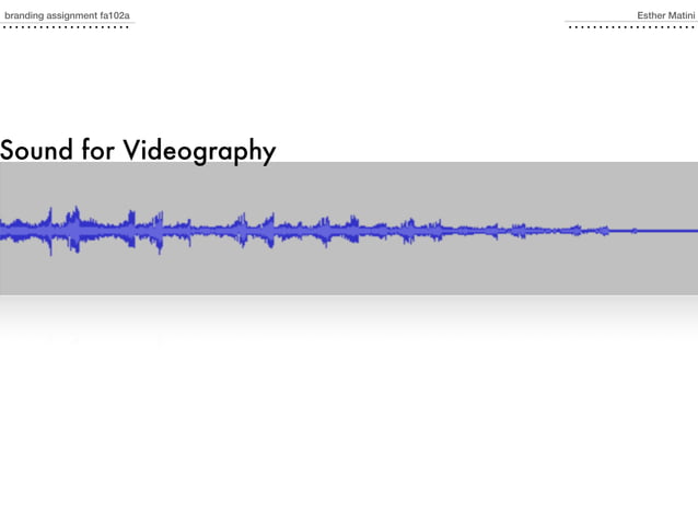 Sound for Videography | PDF | Video Production | Content Production