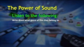 Introduction to Media Studies: Sound | PPTX