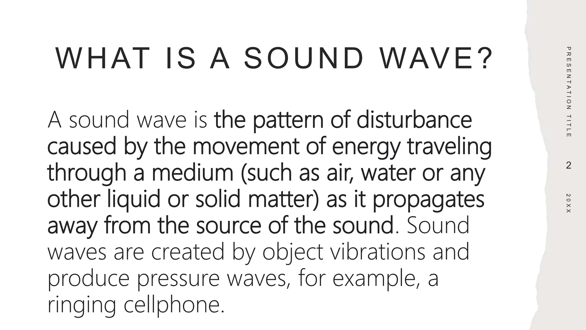 SOUND- CHARACTERISTICS OF A SOUND WAVE.pptx