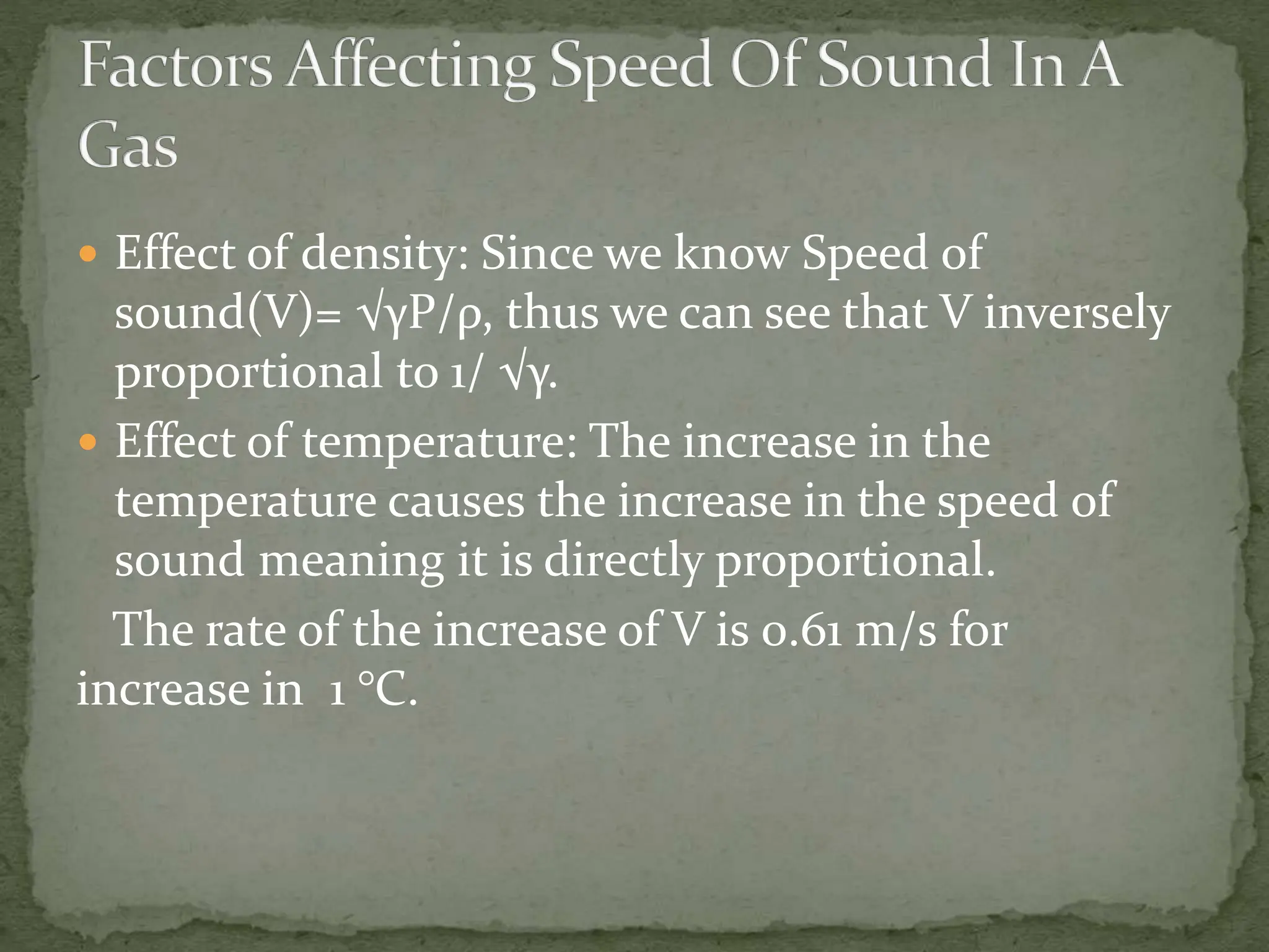 The methodology of propagation of sound waves | PPT
