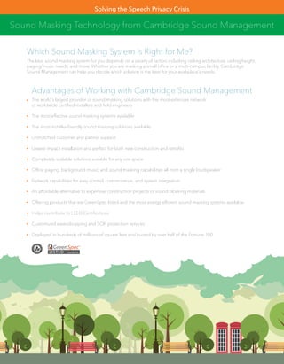 Sound masking-101 | PDF