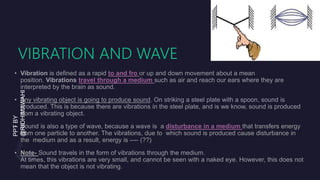 Sound physics | PPTX