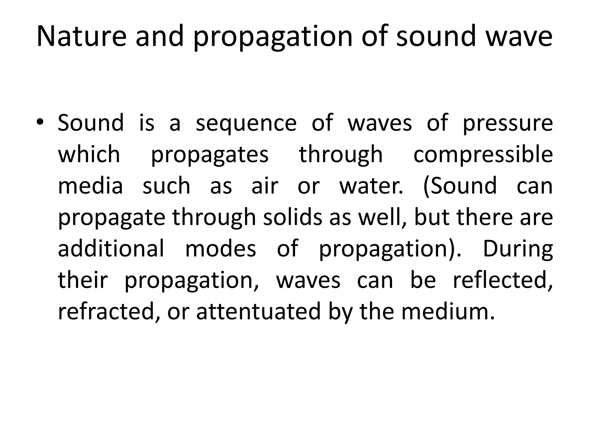 sound 2 Sem basic physics INCLUDING RADIOLOGICAL PHYSICS | PPTX