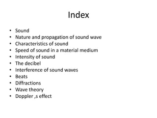 sound 2 Sem basic physics INCLUDING RADIOLOGICAL PHYSICS | PPTX