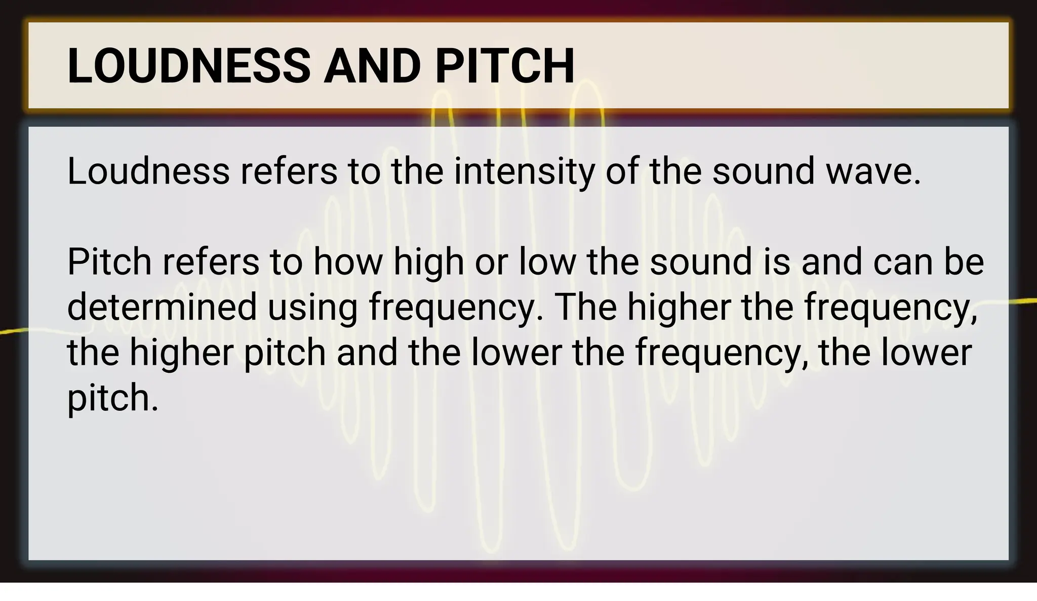 Introduction to Sound Waves: Loudness and Pitcn | PDF