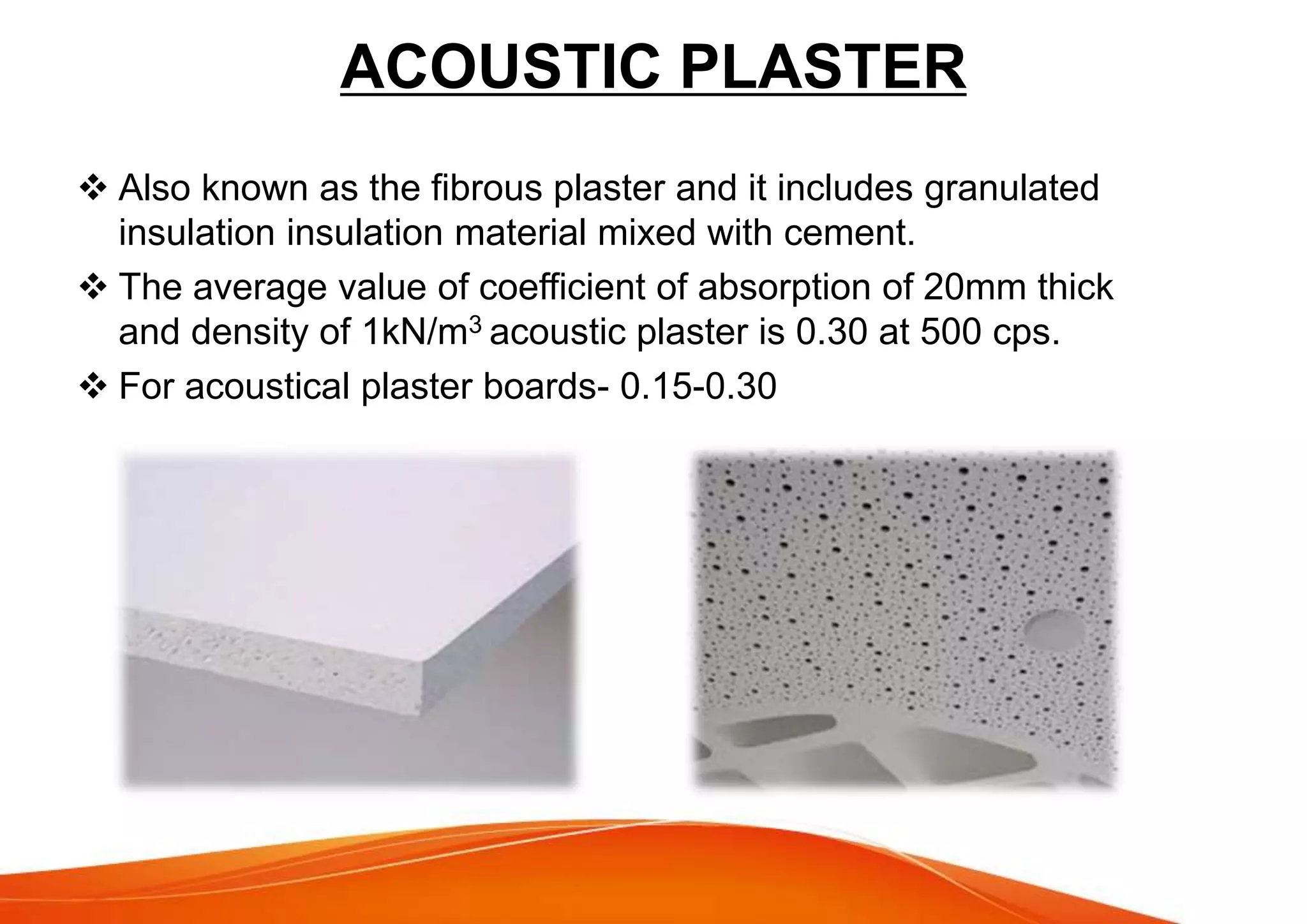 Sound absorption and sound absorbers | PPTX
