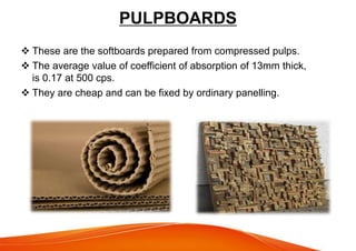 Sound absorption and sound absorbers | PPTX