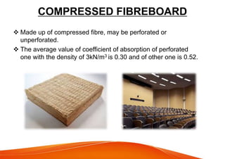 Sound absorption and sound absorbers | PPTX