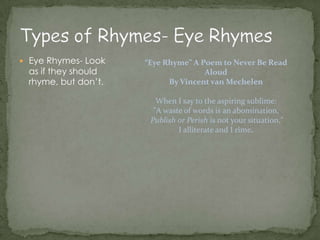 Sound and Grammatical Devices | PPT