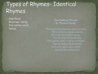 Sound and Grammatical Devices | PPT