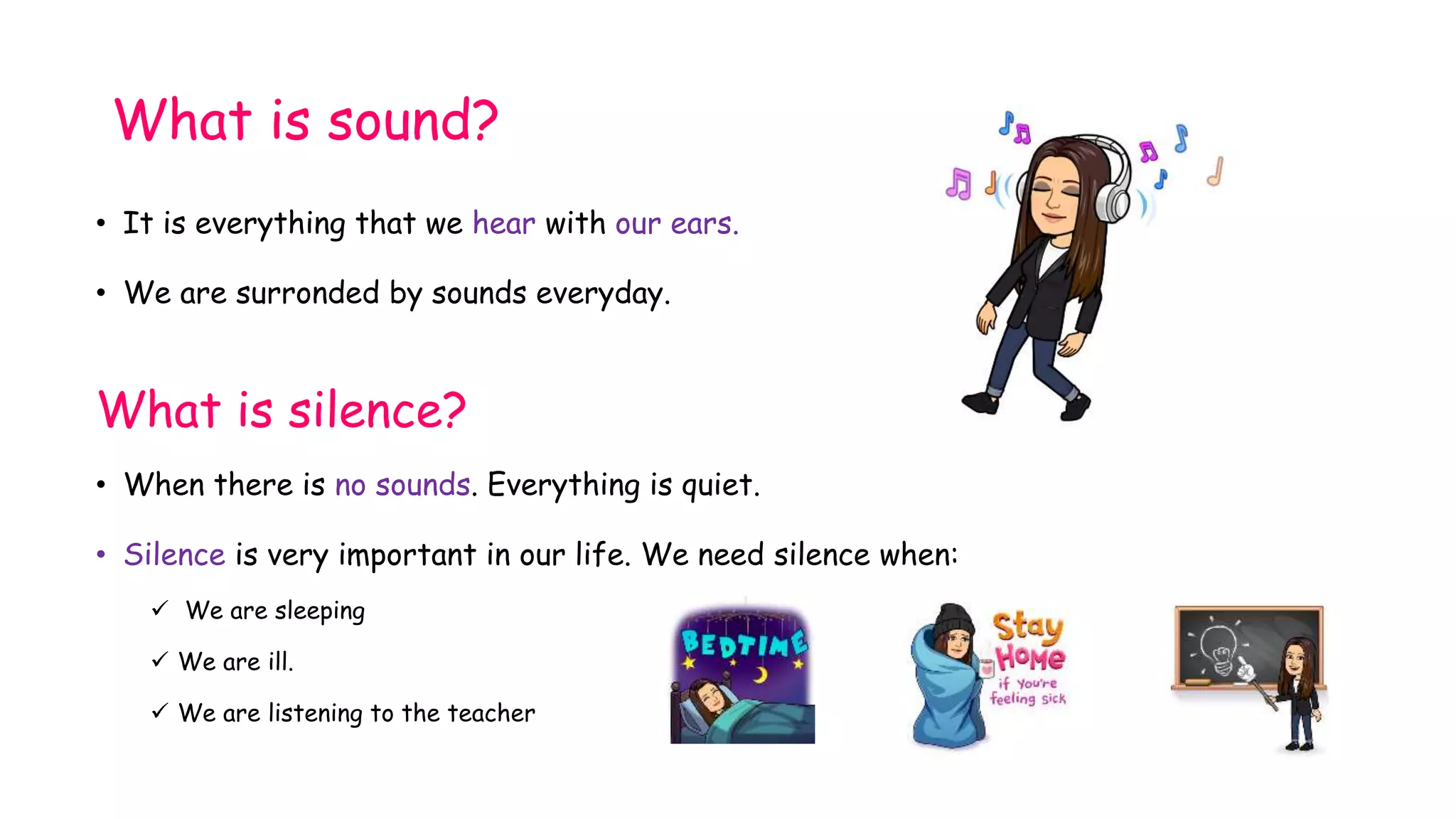 Sound and silence | PPT