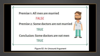 Logic Philosophy Sound and unsound argument | PPTX