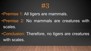 Logic Philosophy Sound and unsound argument | PPTX