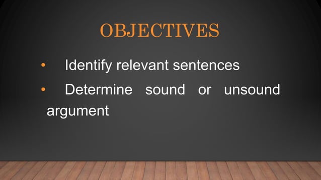 Logic Philosophy Sound and unsound argument | PPTX
