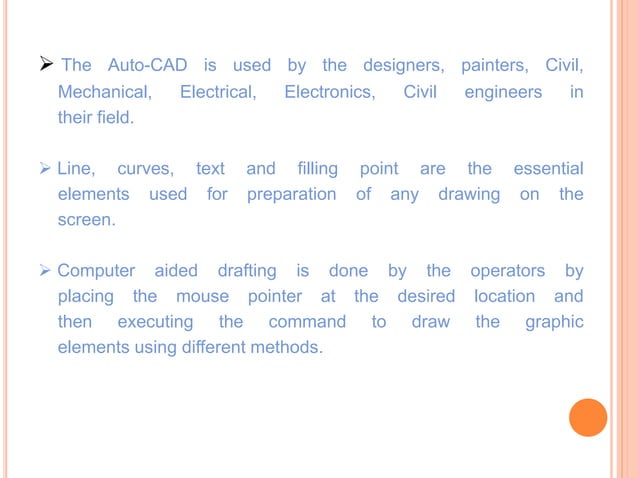 my ppt for autocad &autocad electrical | PPTX | Desktop Publishing ...