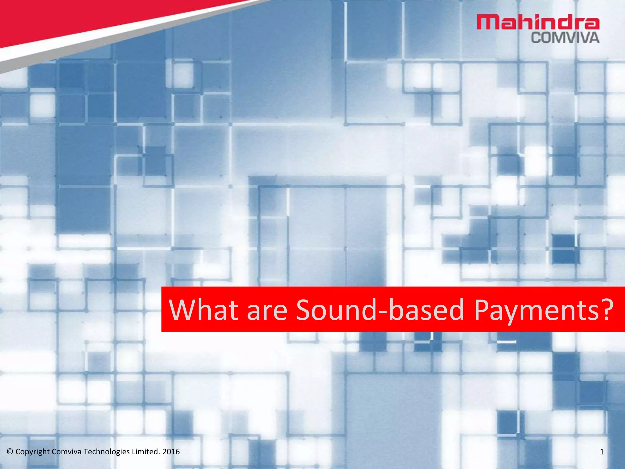 What Are Sound Based Payments | PPTX