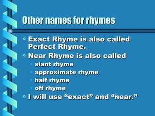 Sound Effects in Poetry | PPT