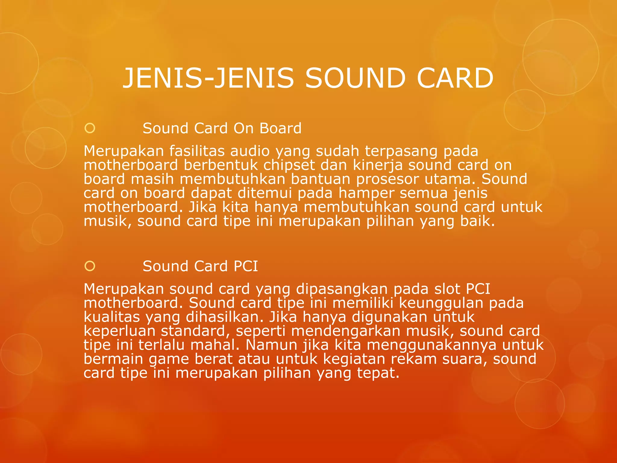 Sound card-k1 | PPTX