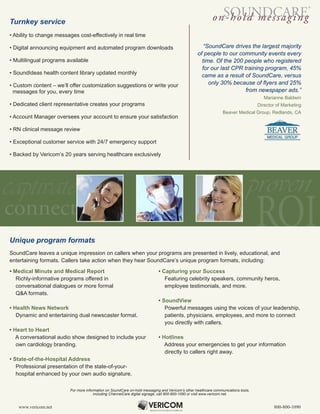 Sound Care Flyer New 9.09