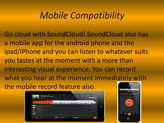 Sound cloud | PPTX