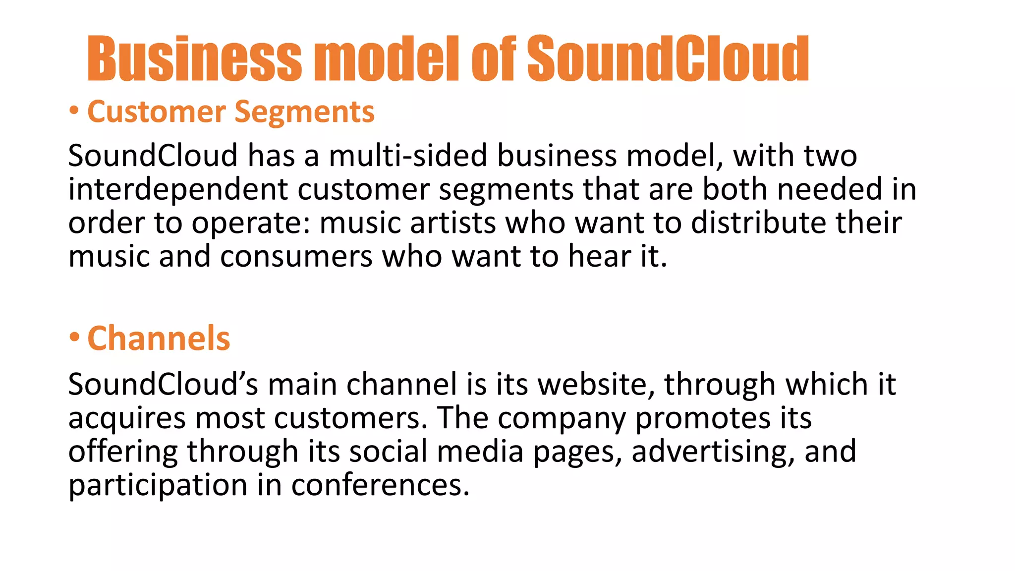 Sound cloud Detail company | PPTX