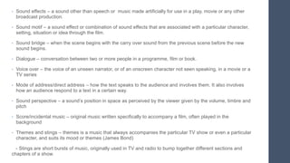 Sound definitions | PPT