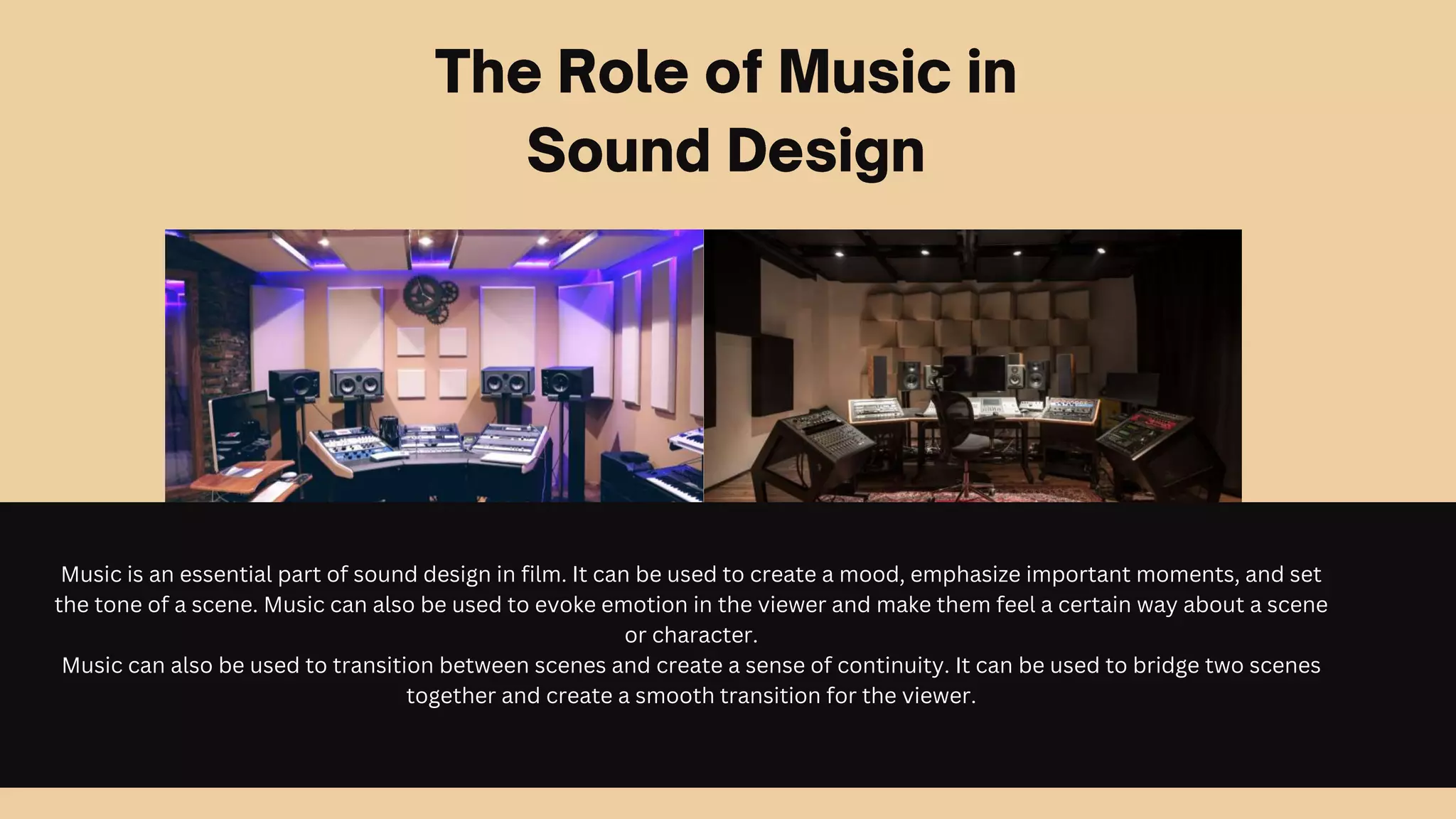 What Is Sound Design? An Intro to Sound in Film | PPTX