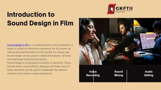 What Is Sound Design? An Intro to Sound in Film | PPTX