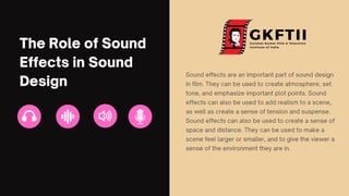 What Is Sound Design? An Intro to Sound in Film | PPTX