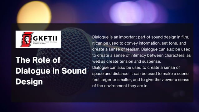 What Is Sound Design? An Intro to Sound in Film | PPTX