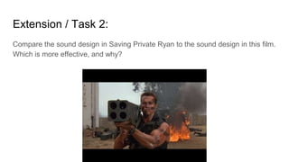 Sound design week 2: case study | PPT